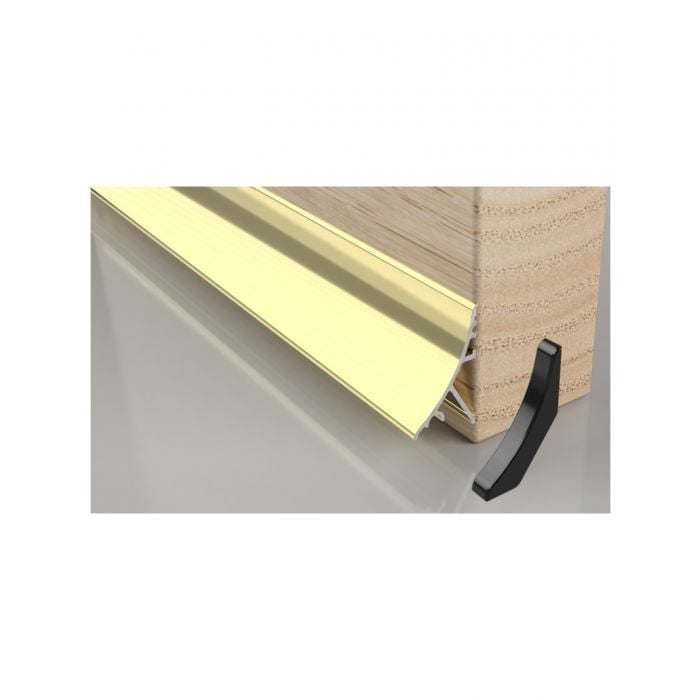 Stormguard Rain Deflector Weather Drip Bar Aluminium Strip Gold