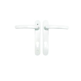 Roto Match Upvc Door Handle 163mm Screw Fix 92mm PZ Sprung
